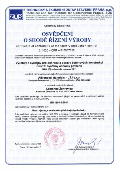 TZUS_osvedceni o shode – FN NANO