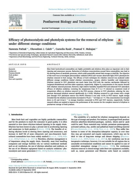 Ethylene removal – FN NANO